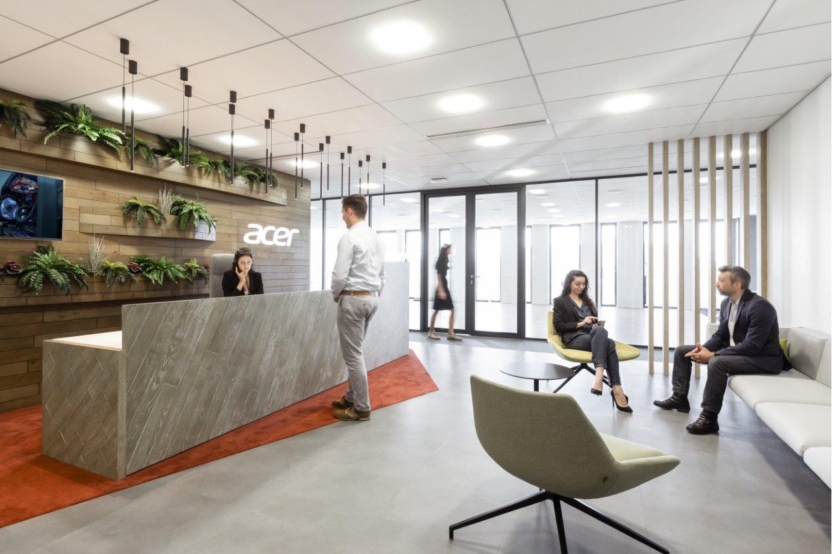 Interior architecture & fit out Construction management, Acer Paris