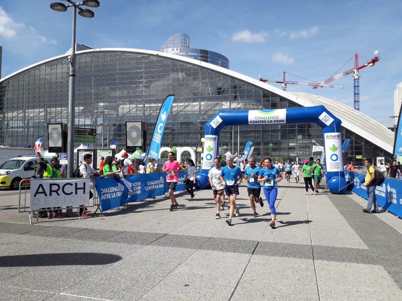 ARCH.DESIGN supports the Challenge contre la Faim in Paris La Defense