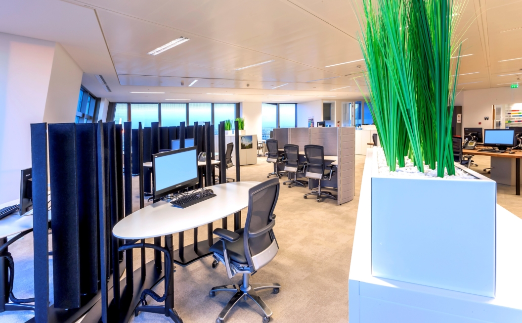 Office interior design, construction & furniture in La Défense, Engie