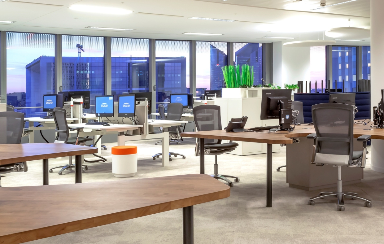 ENGIE, aménagement des locaux professionnels à La Défense - ARCH.DESIGN